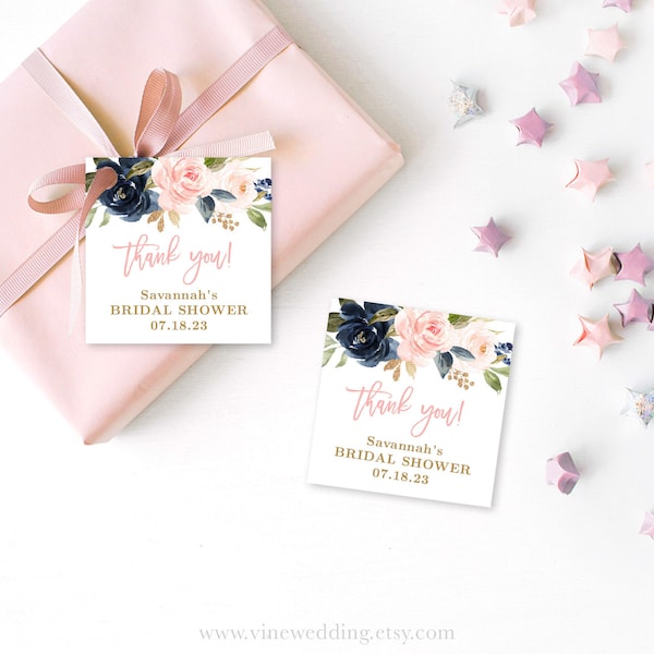 Navy and Blush - Etsy