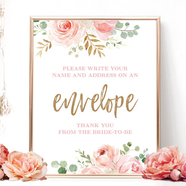 Address an Envelope Sign - Etsy