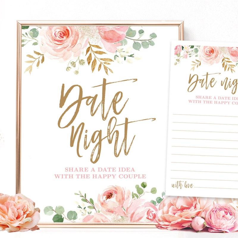 Date Night Ideas Sign - Etsy