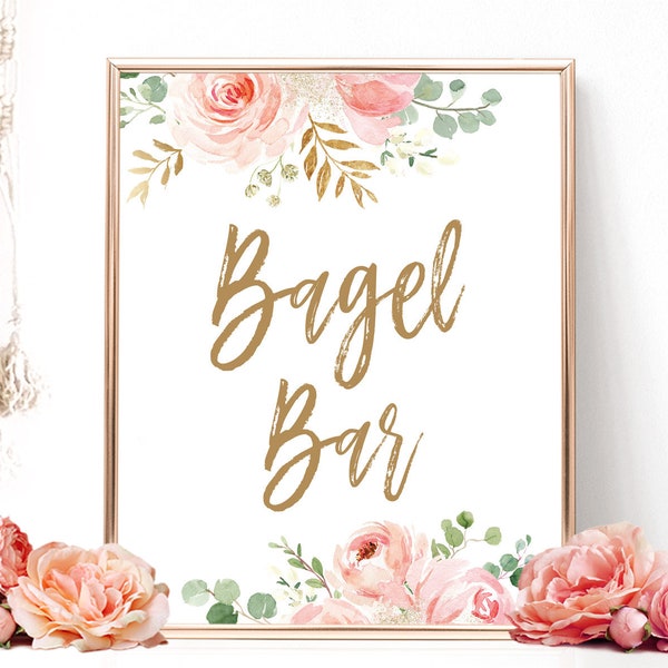 Bagel Bar Sign - Etsy