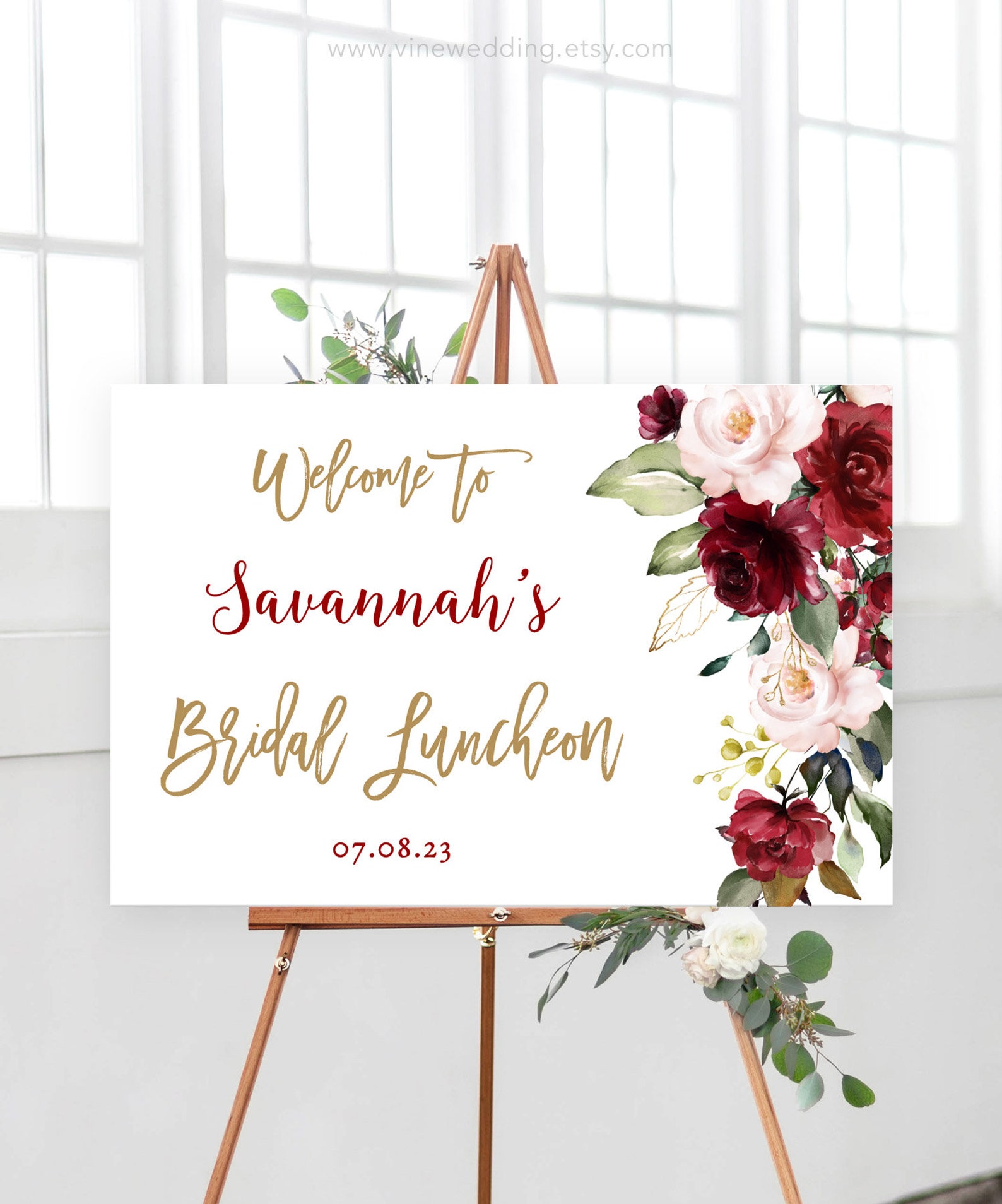 Bridal Luncheon Welcome Sign Printable Bridal Luncheon Sign - Etsy