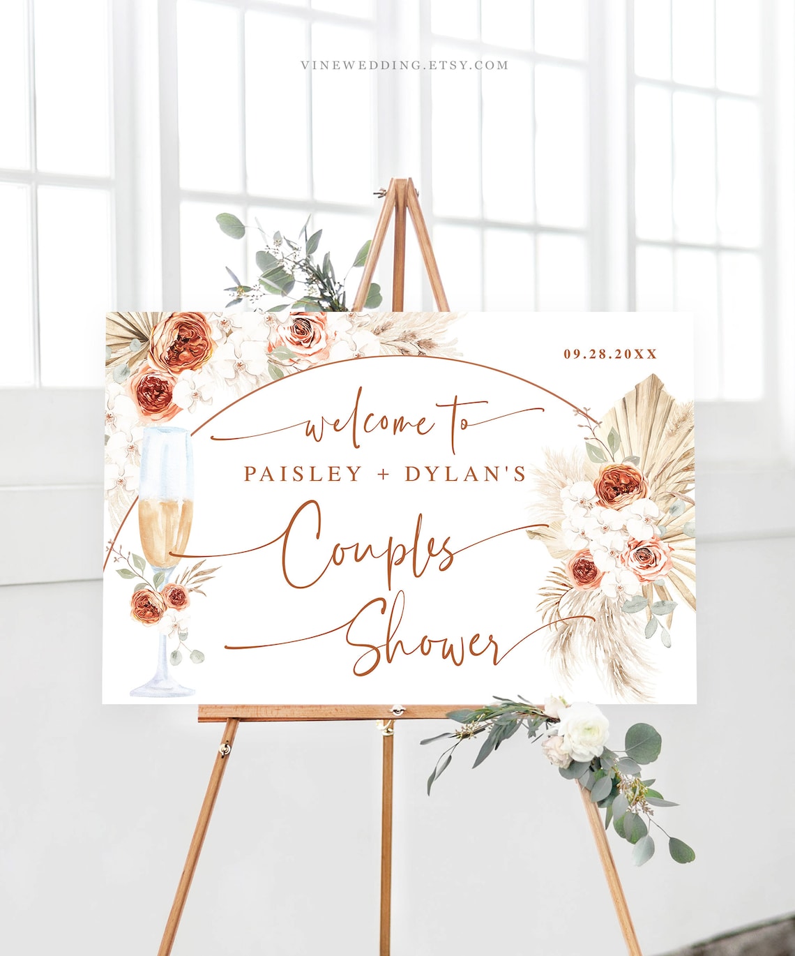 Couples Shower Welcome Sign Printable Couples Shower Sign - Etsy