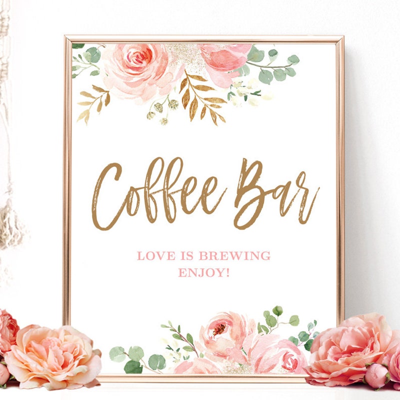 Coffee Bar Sign Printable - Etsy