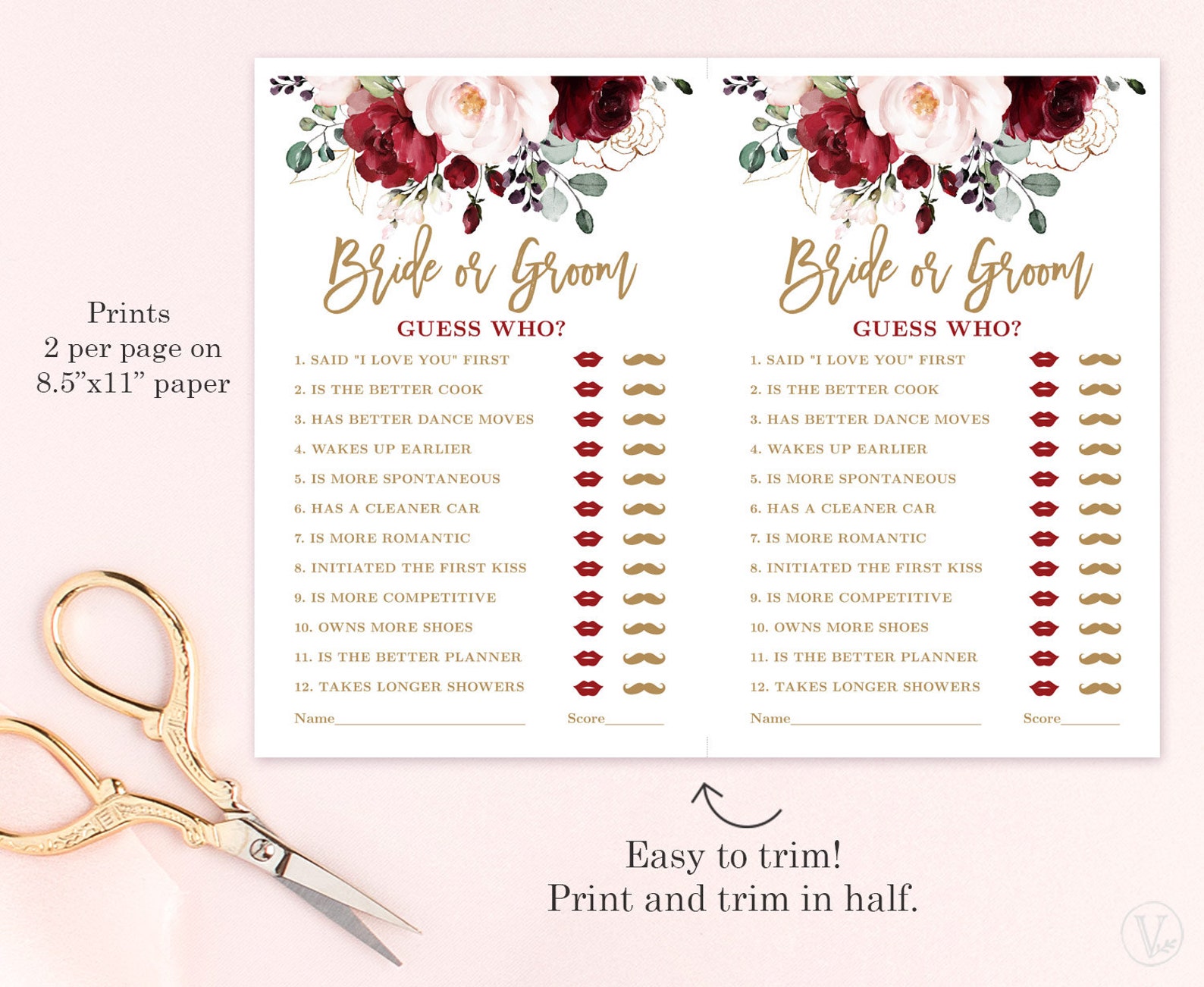Bridal Shower Game Bundle Printable Bridal Shower Games - Etsy