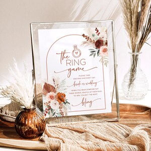 The Ring Game Bridal Shower Game Sign, Printable Bridal Shower Ring ...