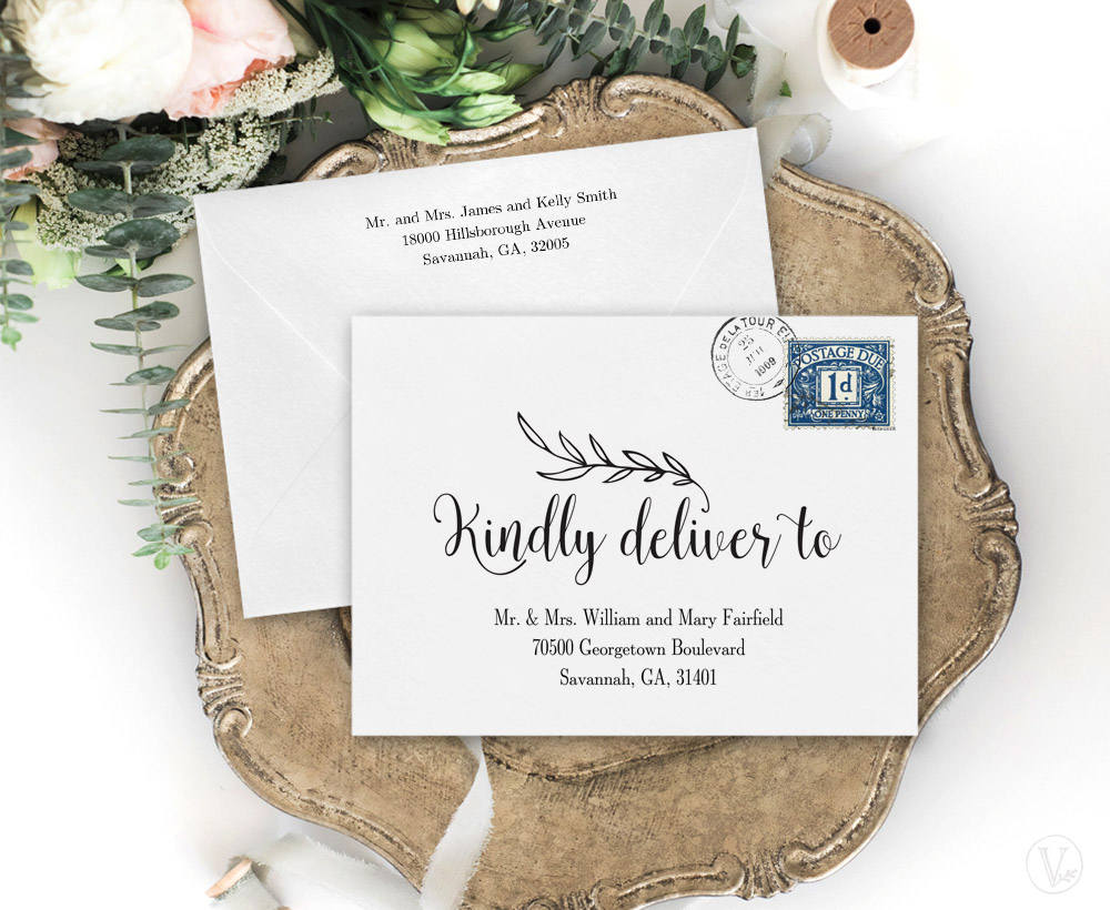 Printable Templates For Addressing Wedding Envelopes Southernklo