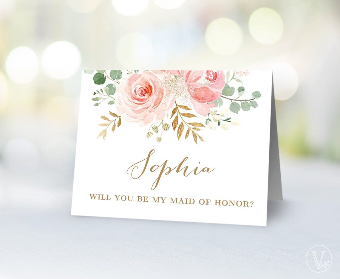 Editable Proposal Cards Bundle Printable Bridesmaid Proposal - Etsy