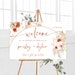 Navy and Blush Wedding Welcome Sign, Editable Wedding Welcome Sign ...