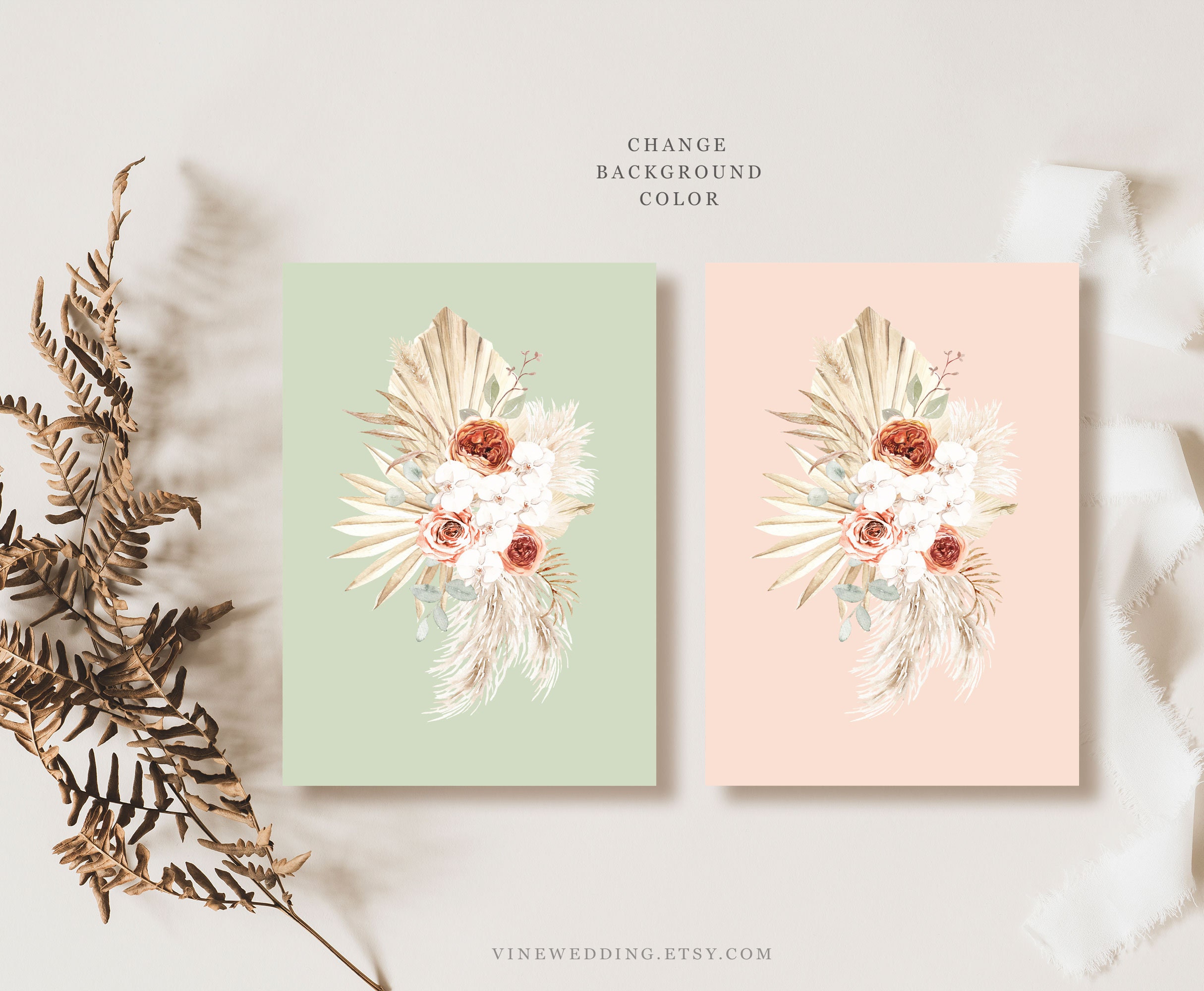 Pampas Engagement Party Invitation, Engagement Invitation Template ...
