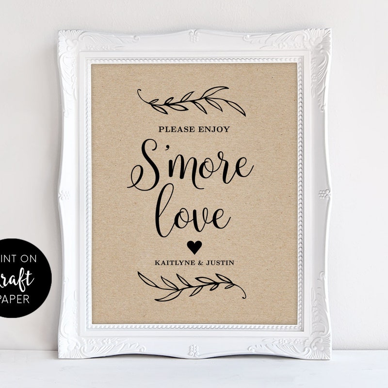Smore Love Sign - Etsy