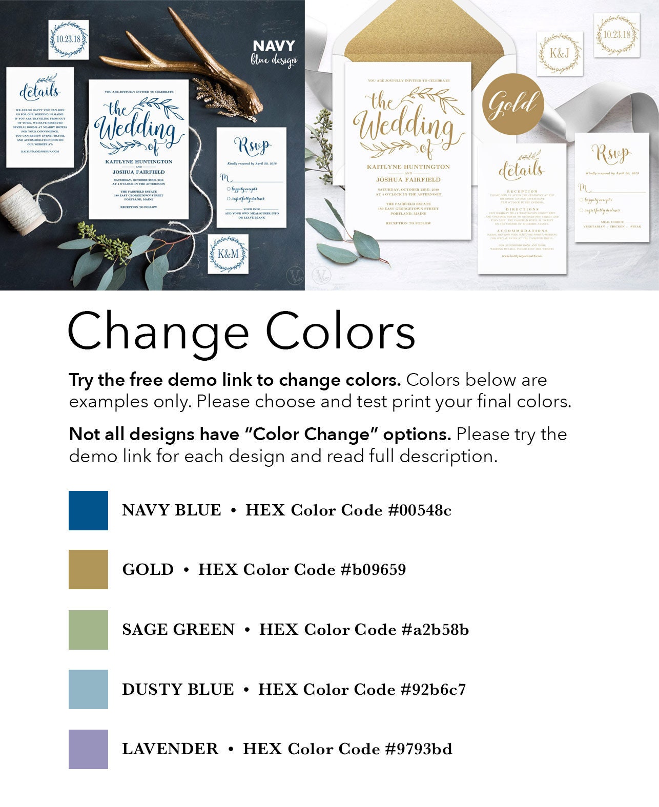 Printable Wedding Program, Wedding Program Template, Kraft Wedding ...