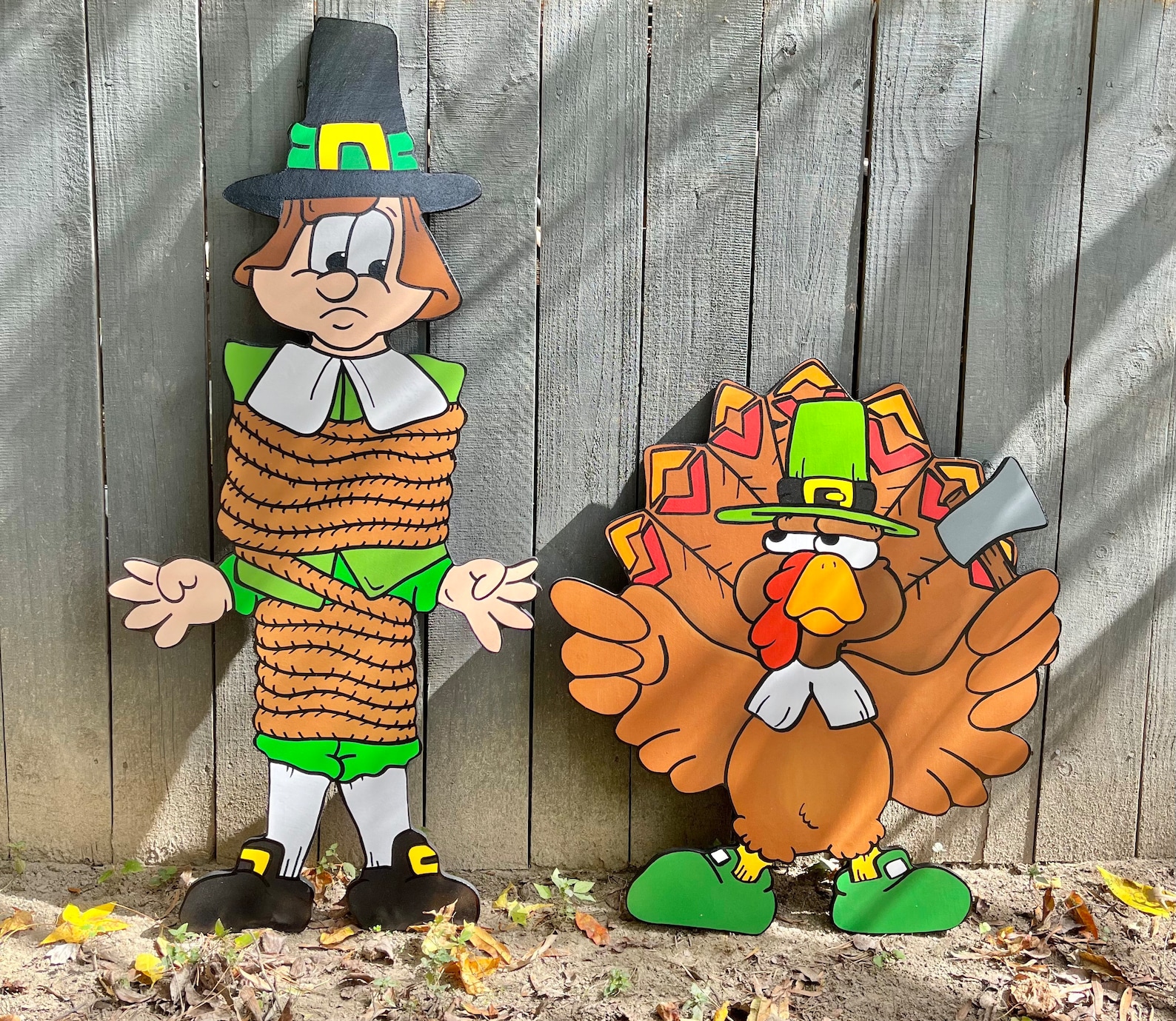 Thanksgiving Turkey and Pilgrim - Etsy