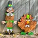 Thanksgiving Turkey and Pilgrim - Etsy