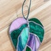 Pink Princess Philodendron Stained Glass Suncatcher - Etsy
