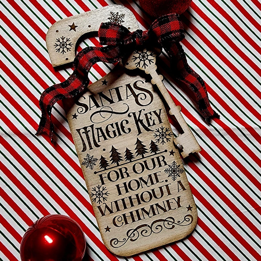 Santa's Magic Key ~ Handmade Christmas Decor ~ Primitive ~ Country ...