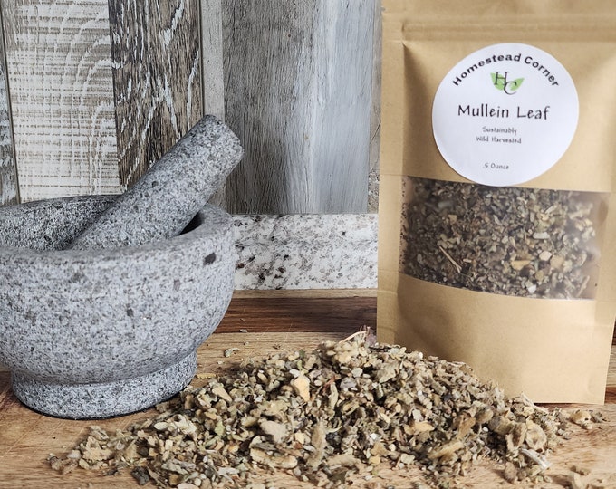 Dried Mullein Leaves Sustainably Wild Harvested in White - Etsy