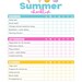 PRINTABLE Summer Checklist, Summer Checklist for Kids, Summer Checklist ...