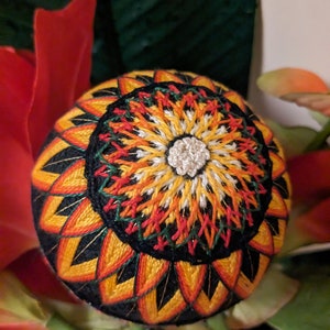 Decorative, Handmade 4" Japanese Temari Ball - Etsy