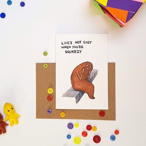 Funny Poo Greetings Card Blank Card Poop Drawing - Etsy