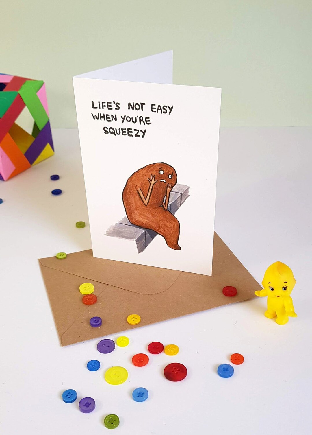 Funny Poo Greetings Card Blank Card Poop Drawing - Etsy