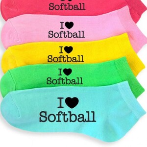 Softball Socks -6 Pairs of Custom Printed Softball Socks Name Socks ...