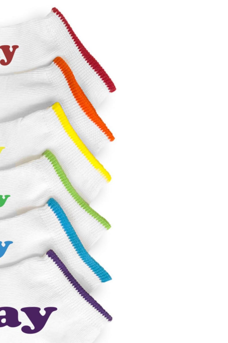 Day of the Week Socks 6 Pairs of Custom Day of the Week | Etsy