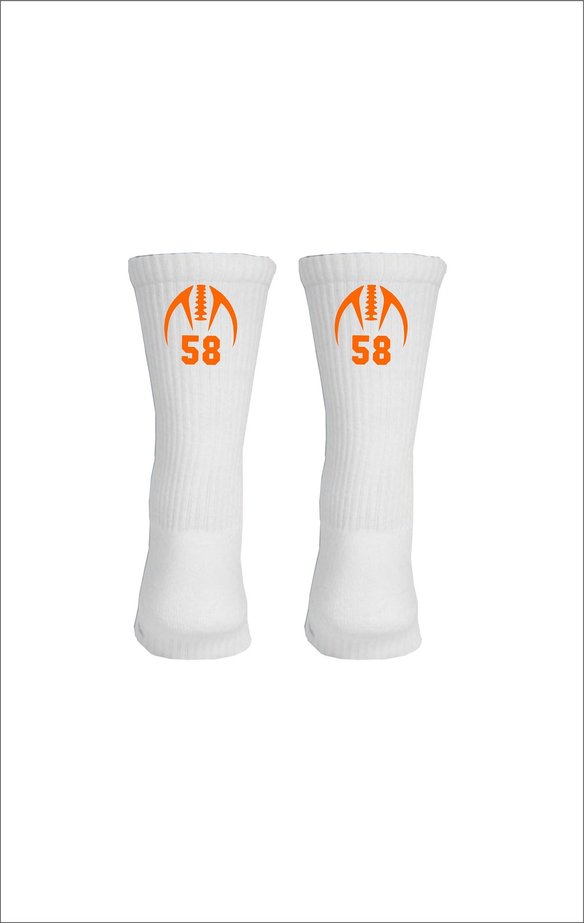 Elite Football Socks 3 Pairs of Personalized Crew - Etsy