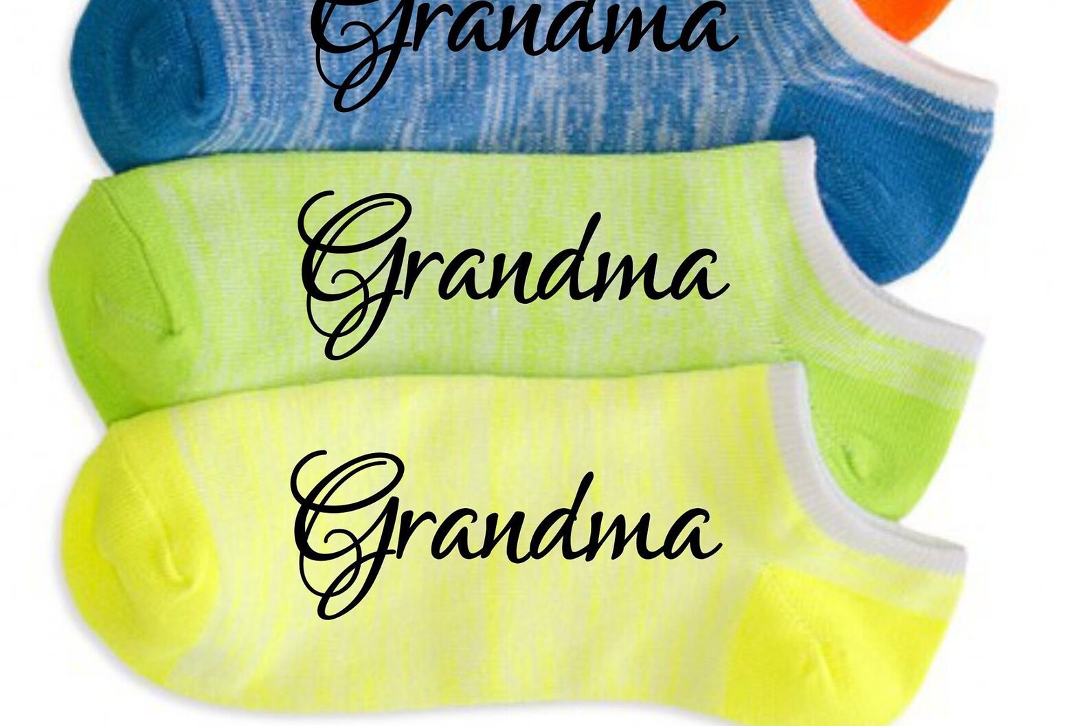 Grandma Socks 6 Pairs of Custom Printed Grandma Socks Cheer - Etsy