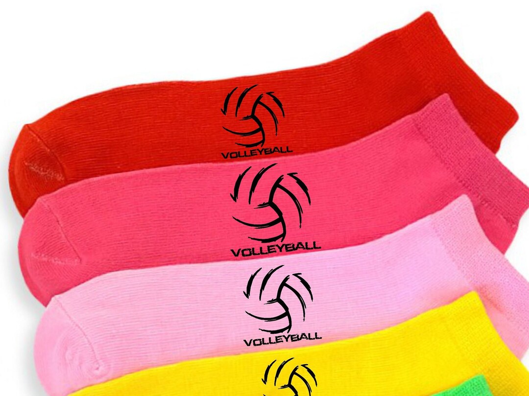 Custom Volleyball Socks: Personalized Team Sport Socks - 6 Pairs - Etsy