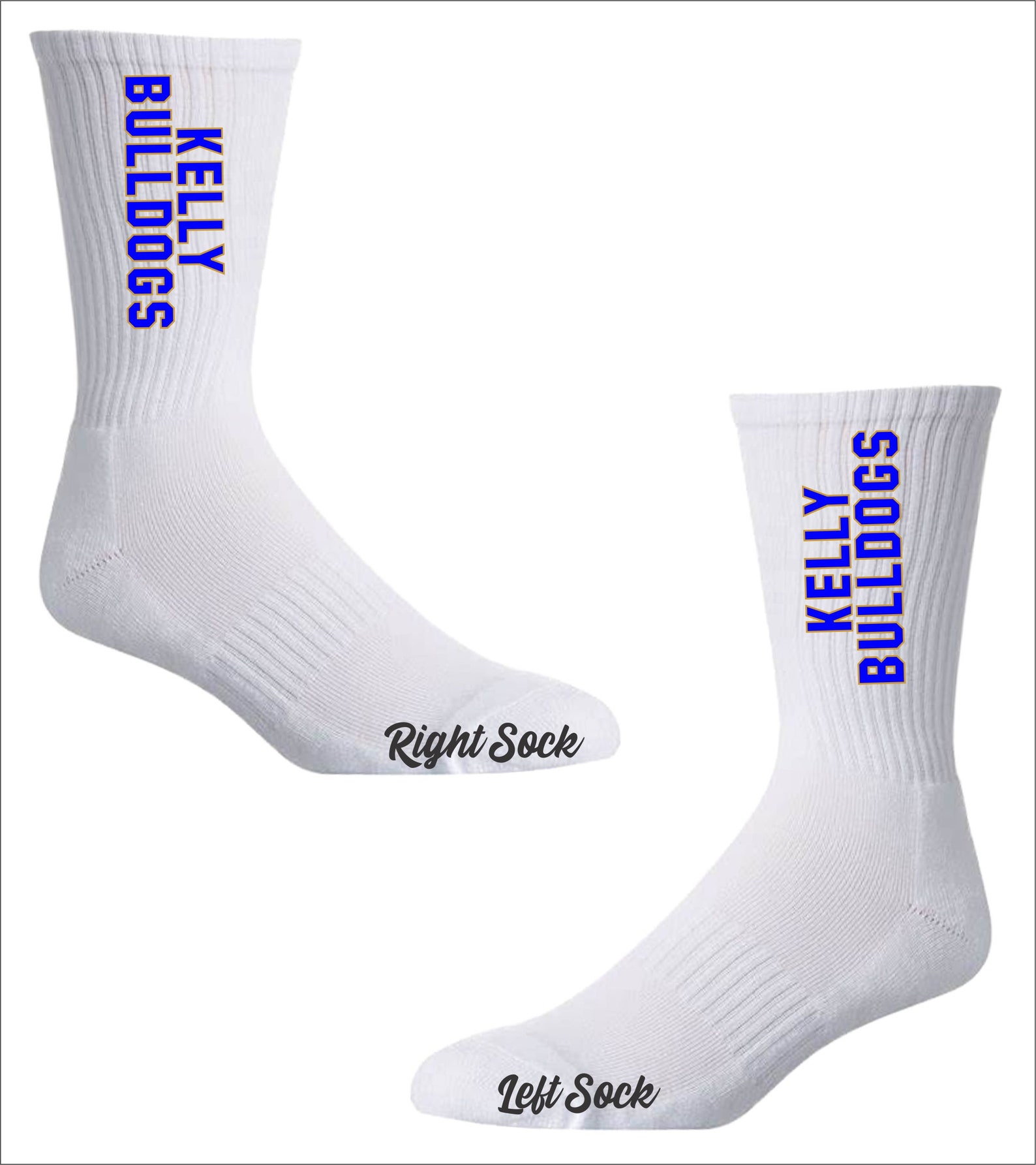 Elite Football Socks 3 Pairs of Personalized Crew - Etsy