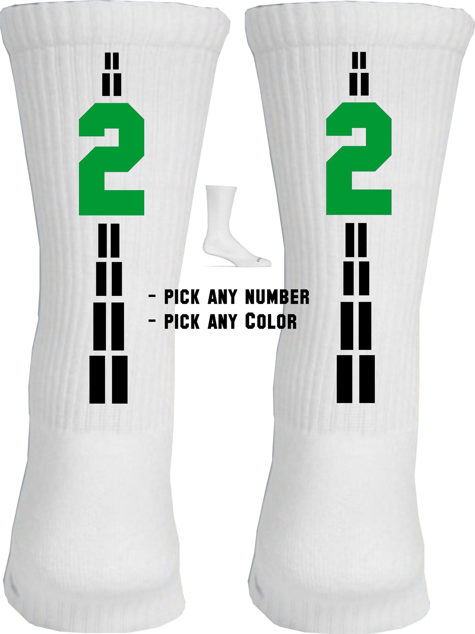 Personalized Elite Socks 3 Pairs of Personalized Crew Socks | Etsy