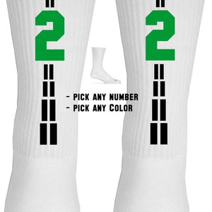 Personalized Elite Socks - "3 Pairs" of Personalized Crew Socks, Cheer ...
