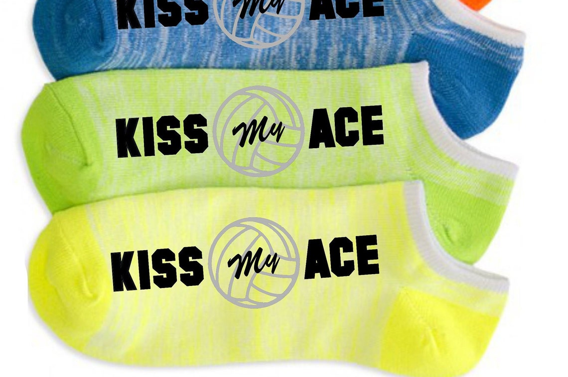 Volleyball Socks 6 Pairs of Custom Printed - Etsy