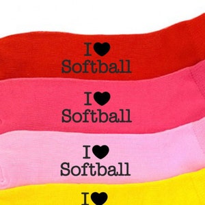 Softball Socks -6 Pairs of Custom Printed Softball Socks Name Socks ...