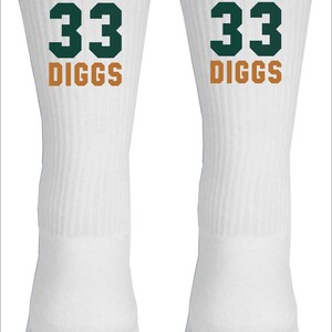 Elite Number Socks- "3 Pairs" of Personalized Crew Socks - Number Socks ...