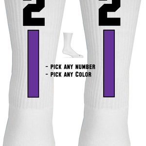 Personalized Elite Socks - "3 Pairs" of Personalized Crew Socks, Cheer ...