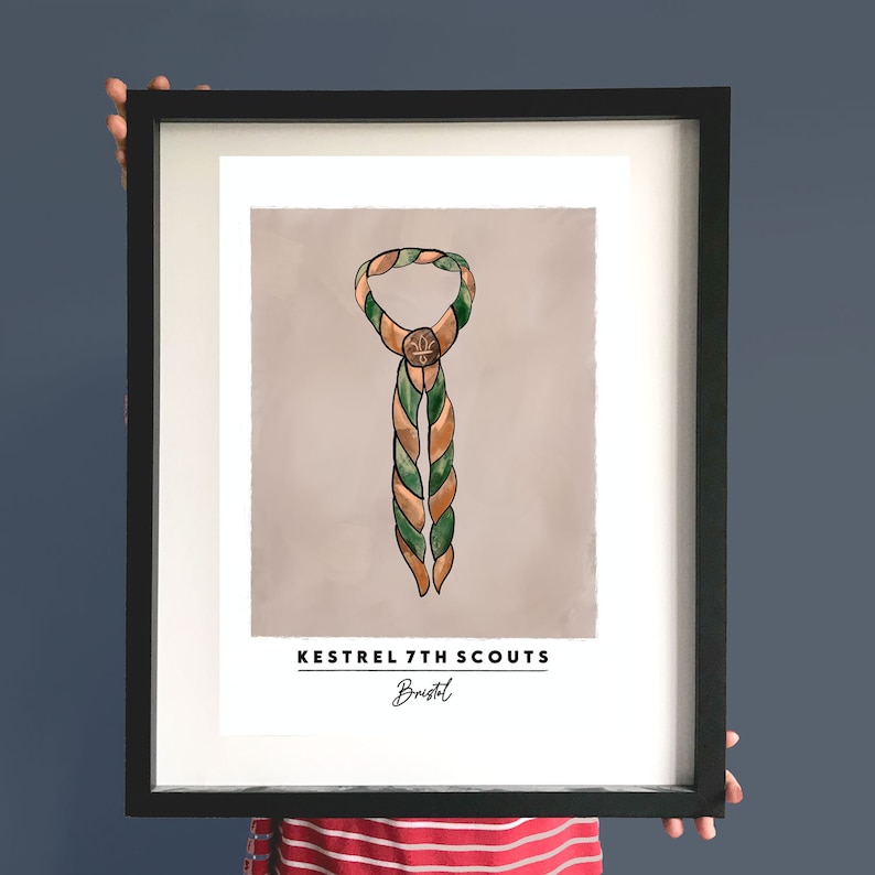 Personalised Woggle & Necker Scouts Beavers Cubs Squirrels Explorers ...