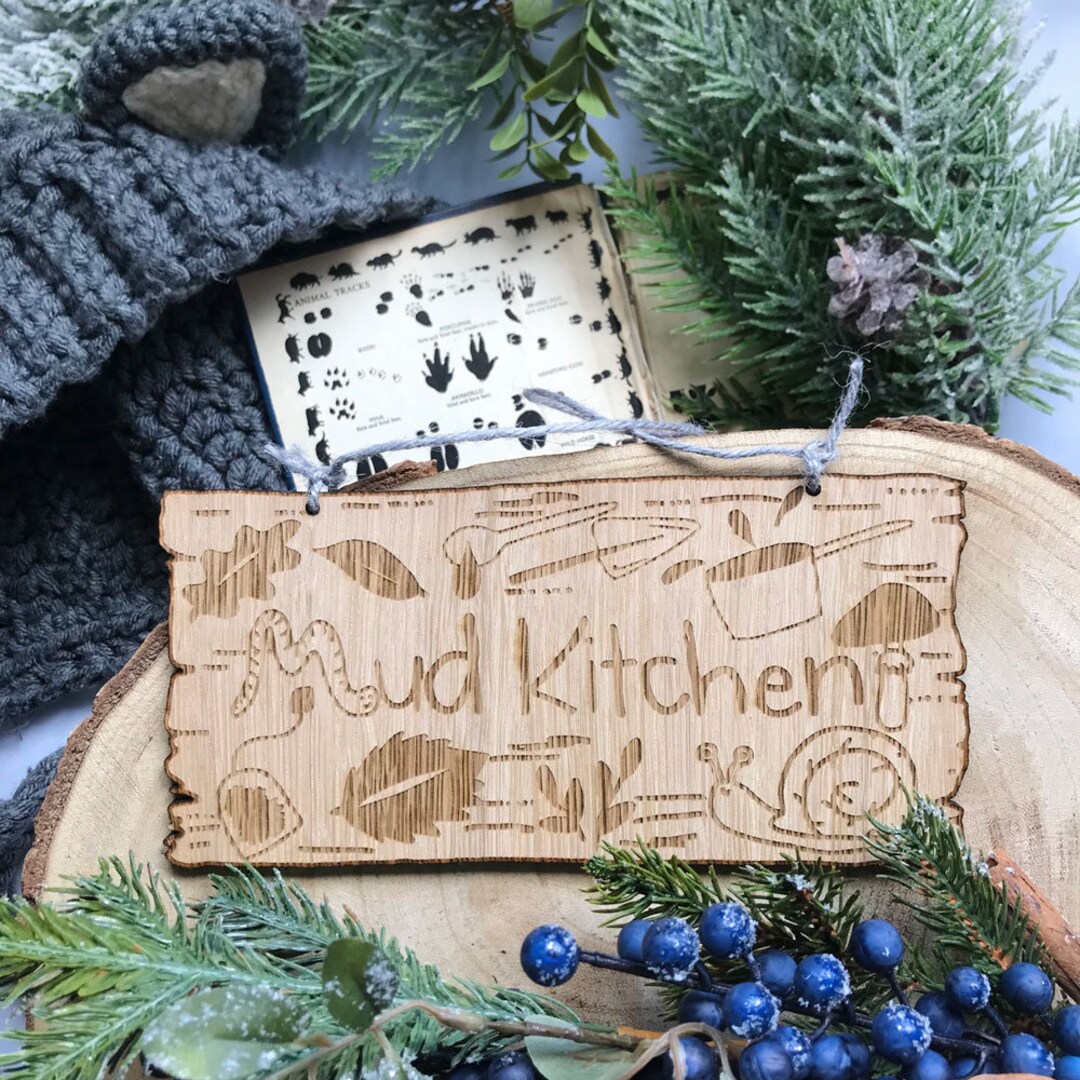 Personalised Woodland Mud Kitchen Sign - Etsy
