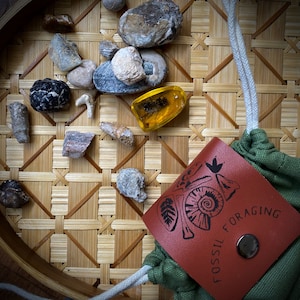 Personalised Foraging Pouch Canvas Drawstring Forest Bag - Etsy UK