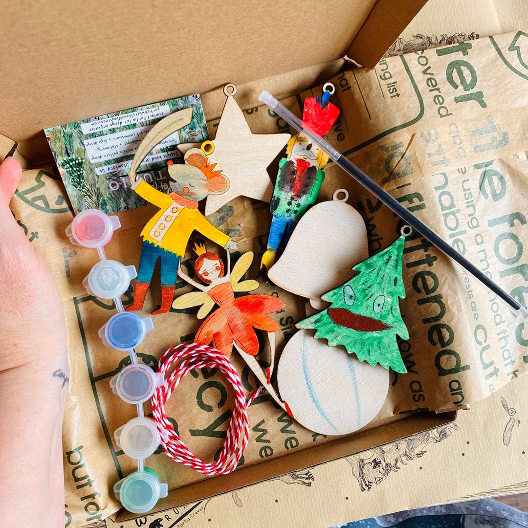 DIY PYO Wooden Nutcracker Baubles Decoration Kit - Etsy
