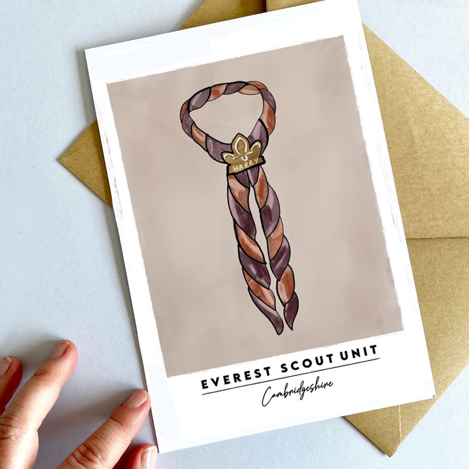 Personalised Woggle & Necker Scouts Beavers Cubs Squirrels Explorers ...