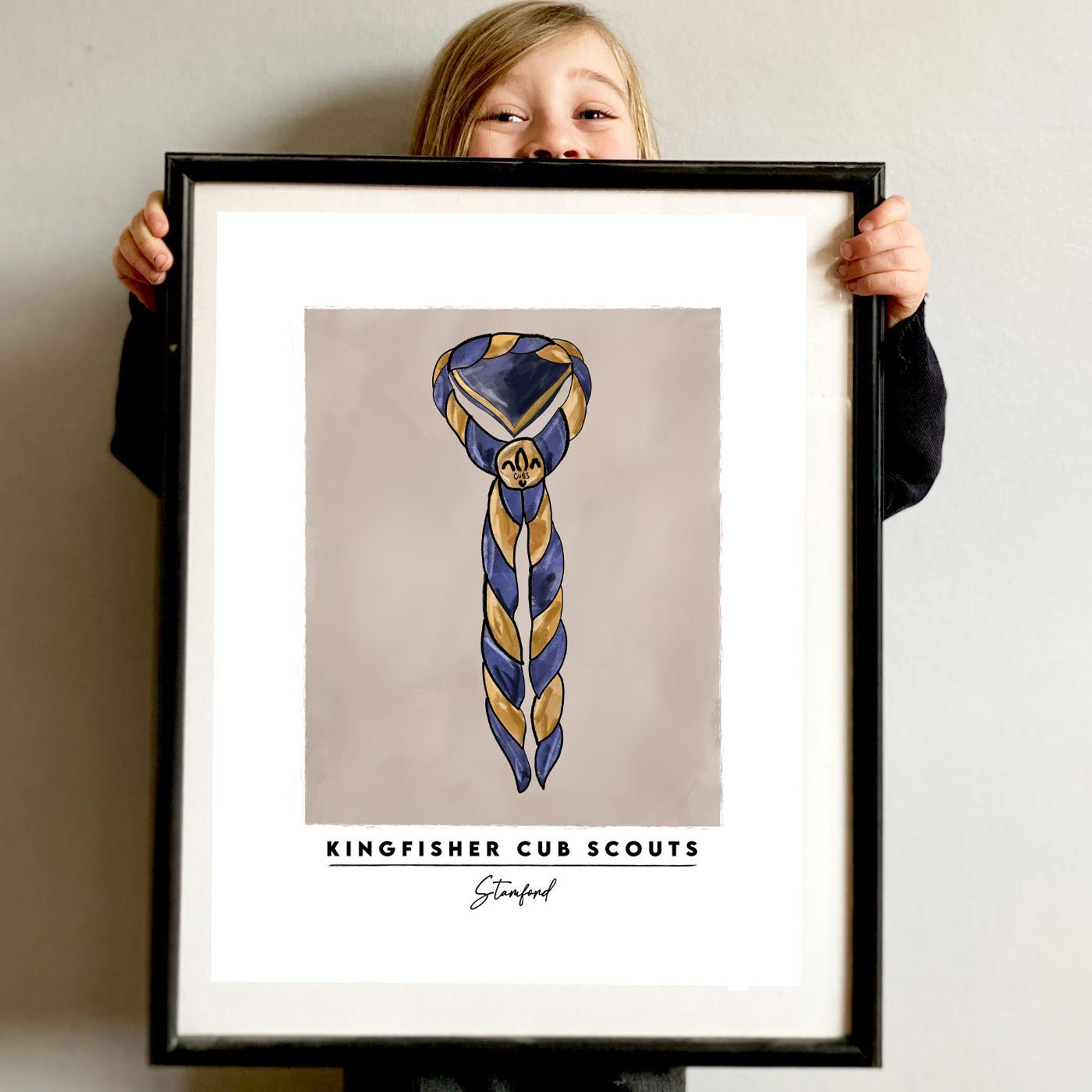 Personalised Woggle & Necker Scouts Beavers Cubs Squirrels Explorers ...