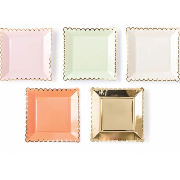 Scalloped Edge Plate - Etsy