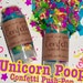 Unicorn Poop Confetti Celebration Push Pop, Rainbow Confetti Party ...