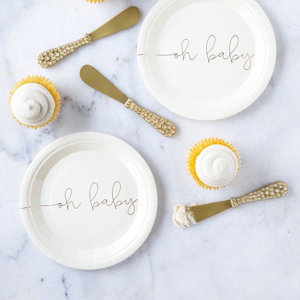 Baby Shower Plates - Etsy