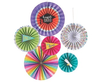 Graduation Paper Fans - Etsy