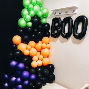 Balloon Bundle Classic Halloween Decoration Orange Black Neon Green ...