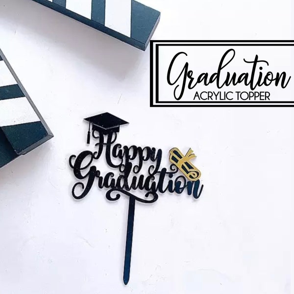 Graduation Cupcake Topper - Etsy