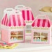 Bakery Party Boxes Cute Girly Pink Containers for Cupcakes Favors Gifts ...