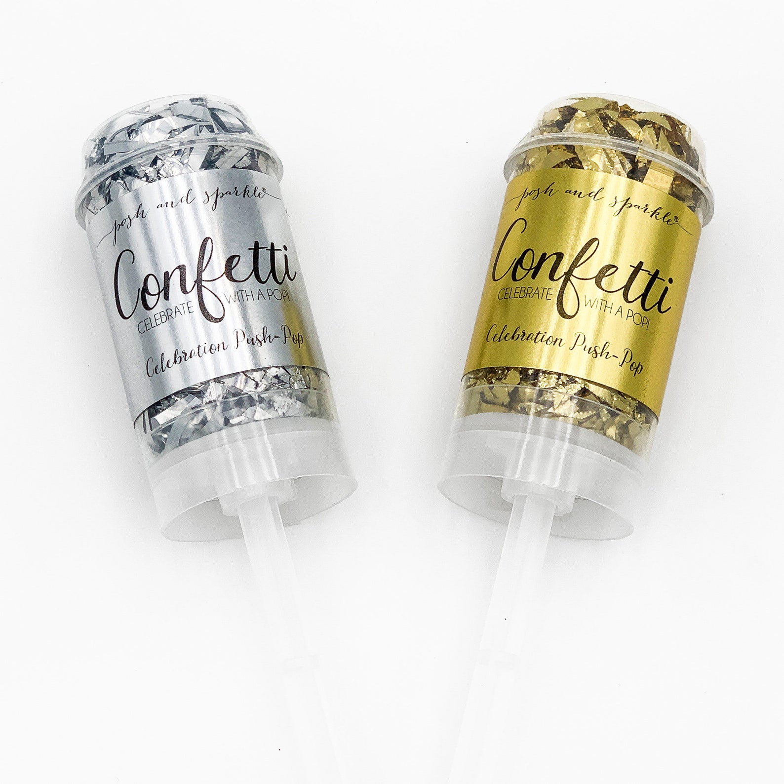 Gold Confetti Popper Silver Confetti Popper Rainbow Confetti - Etsy